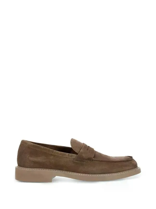 DOUCAL'S Suede Penny Loafers