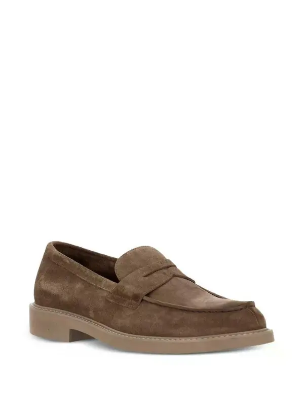 DOUCAL'S Suede Penny Loafers
