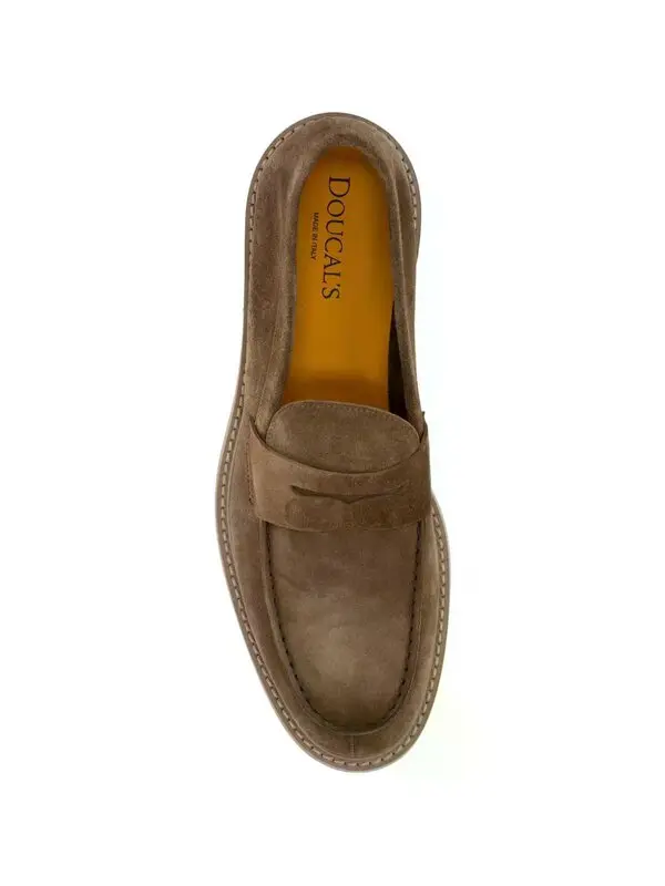 DOUCAL'S Suede Penny Loafers