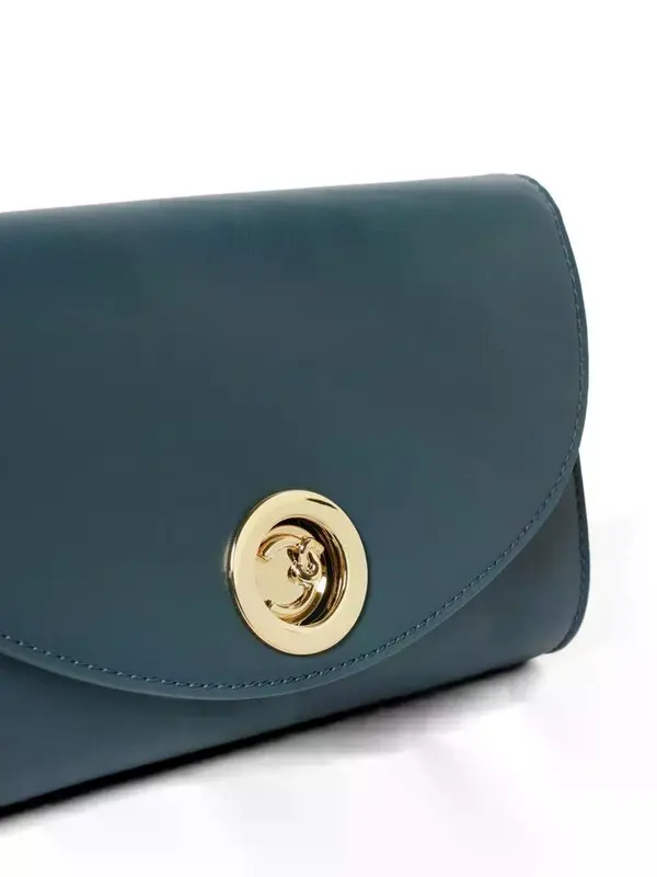 COCCINELLE Leather Clutch With Chain Strap