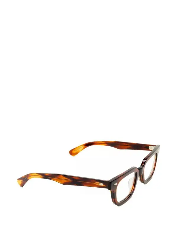 JULIUS TART OPTICAL T-man Square Frame Glasses