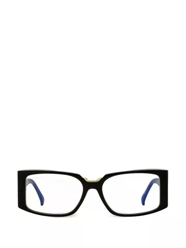 Max Mara Rectangle Full Rim Glasses - Black