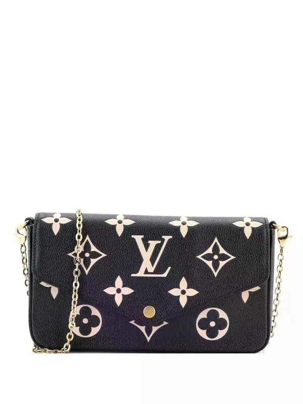 LOUIS VUITTON Felicie Pochette Bicolor Monogram Empreinte Giant