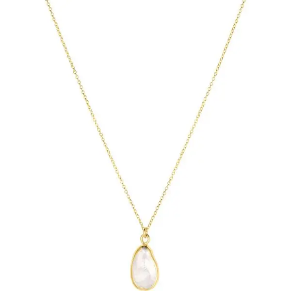 SET & STONES Carrie Baroque Pearl Necklace - Gold