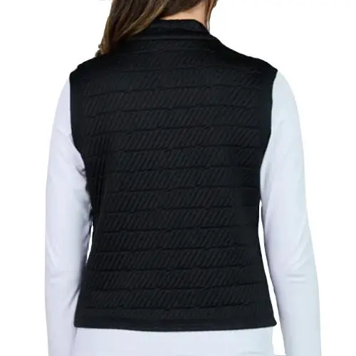 SOFIBELLA Staples Golf Vest - Black