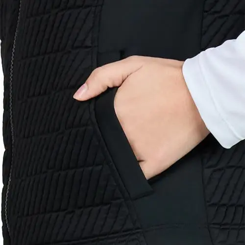 SOFIBELLA Staples Golf Vest - Black