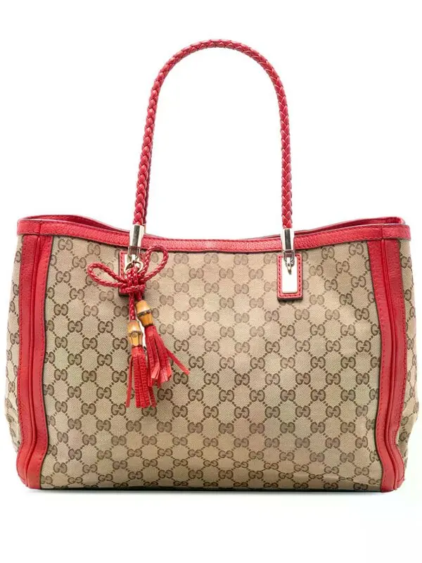 Gucci Medium Gg Canvas Bella Tote - Neutrals