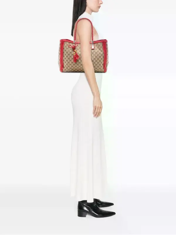 Gucci Medium Gg Canvas Bella Tote - Neutrals
