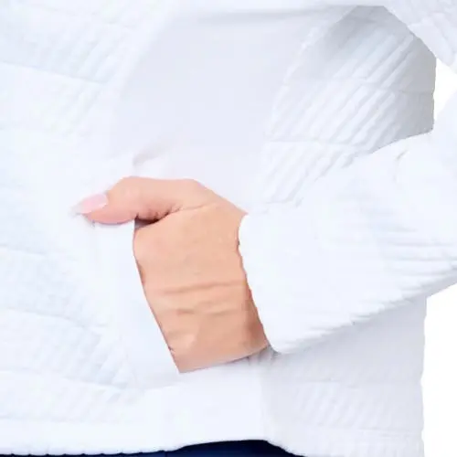 SOFIBELLA Staples Golf Jacket - White