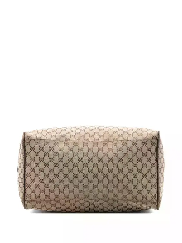 Gucci Gg Canvas Web Duffle Bag