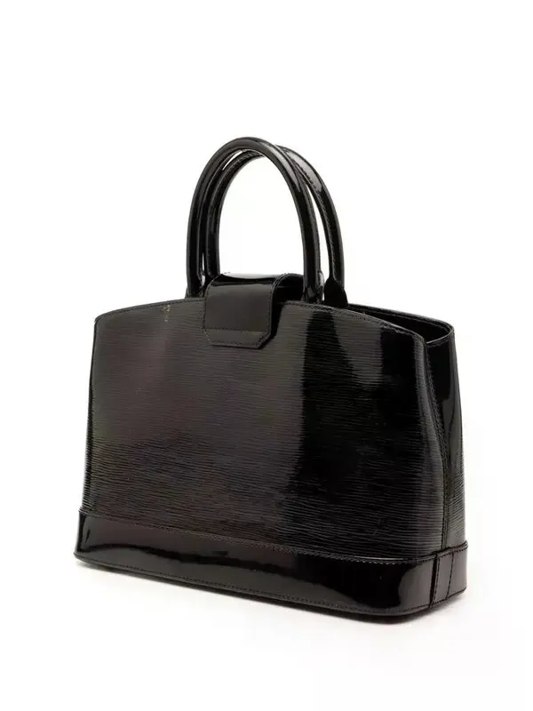 LOUIS VUITTON 2012 Electric Epi Mirabeau Pm Satchel - Black