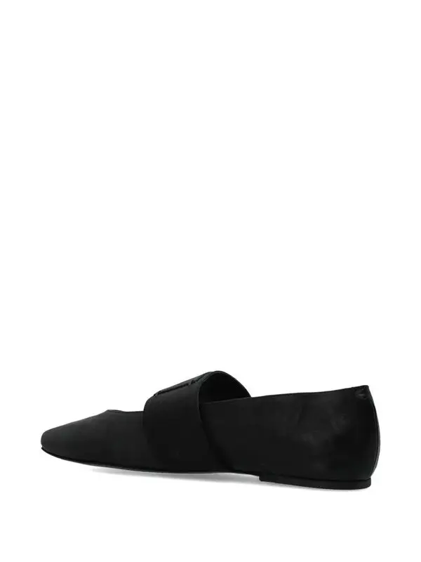 Givenchy Ballet Flats With Elasticated Strap - Black