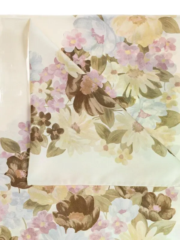 Versace Floral Silk Scarf