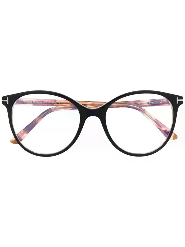 TOM FORD Round-frame Glasses - Brown