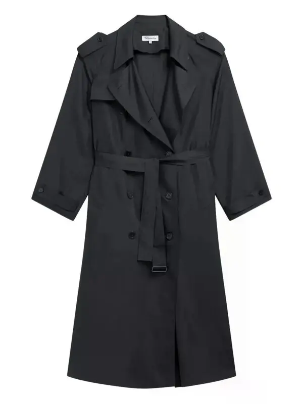 THE FRANKIE SHOP Veyron Trench Coat - Grey