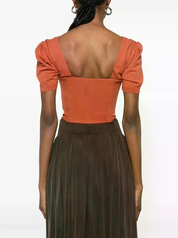 VIVIENNE WESTWOOD Button Draped Knitwear - Orange