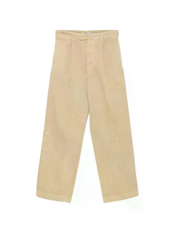 Auralee Wide-leg Trousers - Neutrals