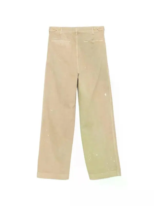 Auralee Wide-leg Trousers - Neutrals