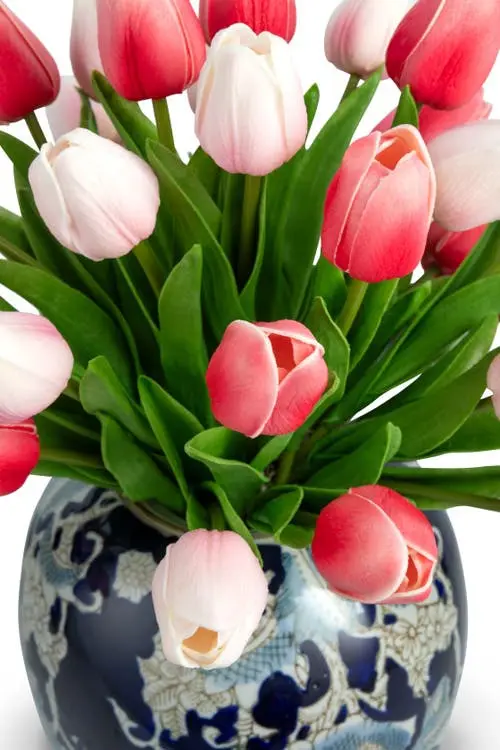 COCOBELLA Odette Realtouch Tulip Toile Arrangement