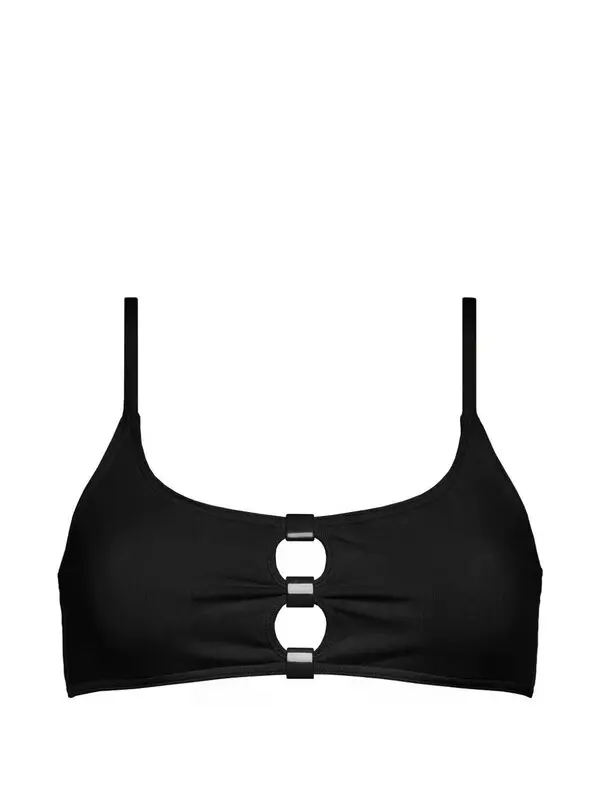 ERES Bloom Bikini Top - Black