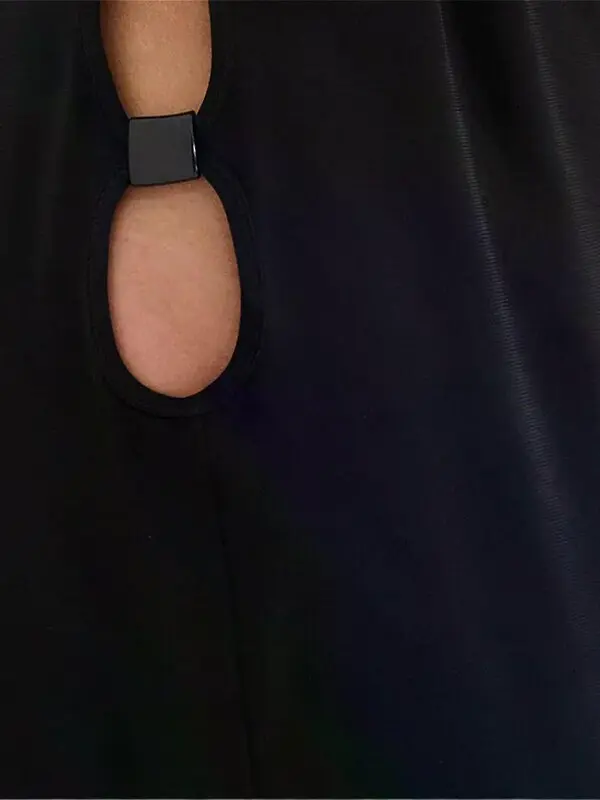 ERES Side Cutout Ellipse Dress