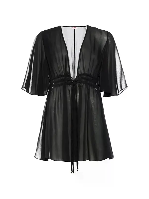 ERES Flared Sleeve Opérette Top - Black