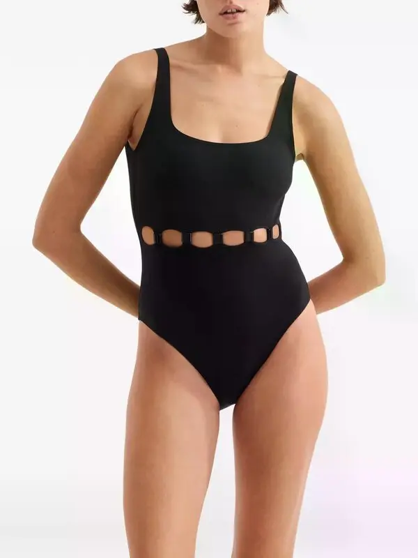 ERES Cut-out Detail One-piece Swimsuit - Black