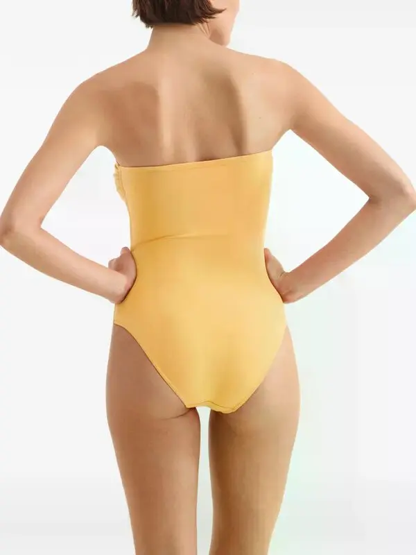 ERES Cassiopée One-piece Bustier Swimsuit - Yellow