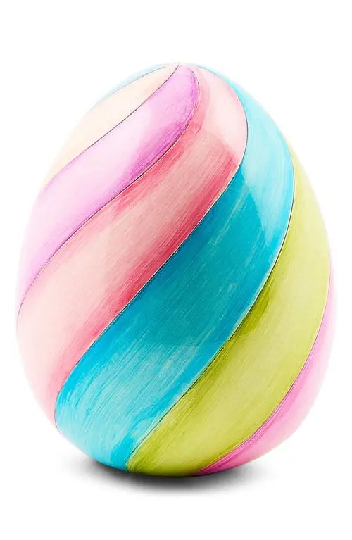 MACKENZIE-CHILDS Frolic Spring Swirl Mini Egg - Multi