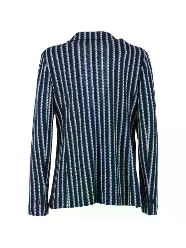 CIRCOLO 1901 Striped Blazer - Blue