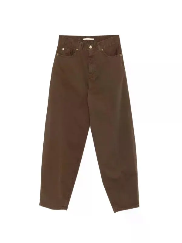 BRIGLIA 1949 Belt-loops Trousers - Brown