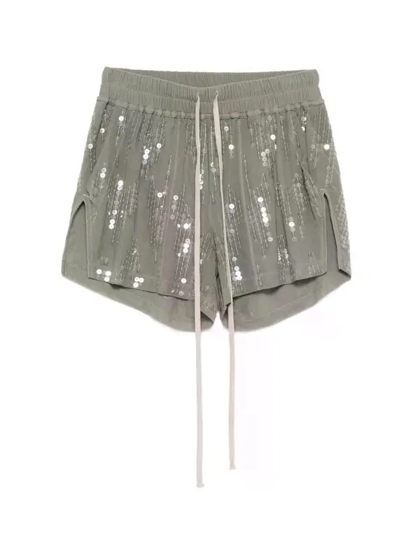 Rick Owens Sequin Embellished Shorts