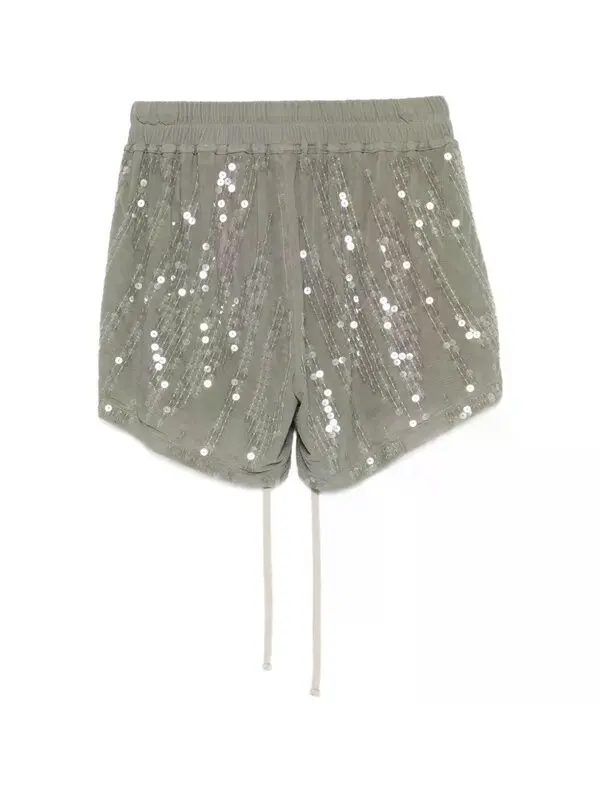 Rick Owens Sequin Embellished Shorts