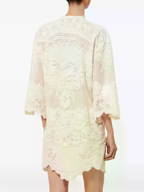 Isabel Marant Étoile Solara Embroidered Jacquard Dress - Neutrals