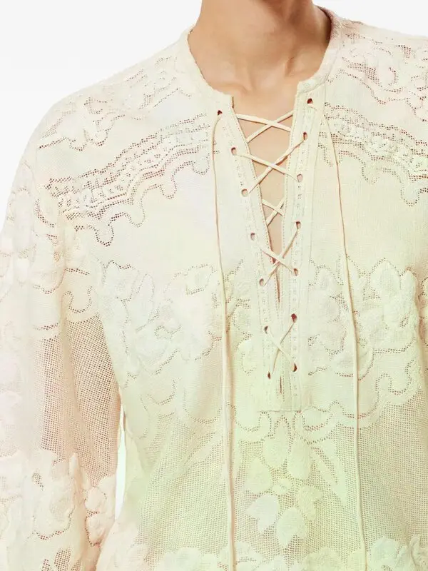 Isabel Marant Étoile Solara Embroidered Jacquard Dress - Neutrals