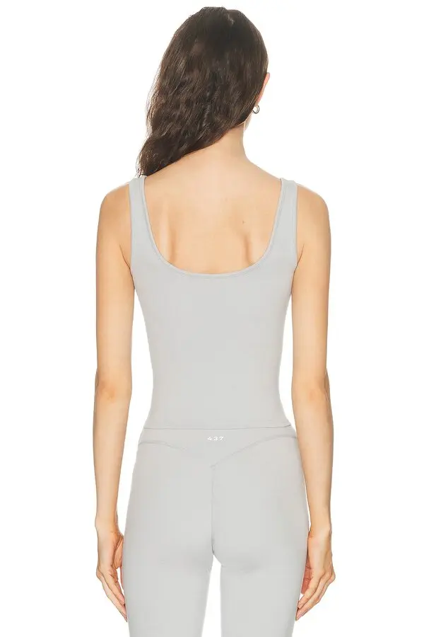 437 The Square Tank Top - Heather Grey