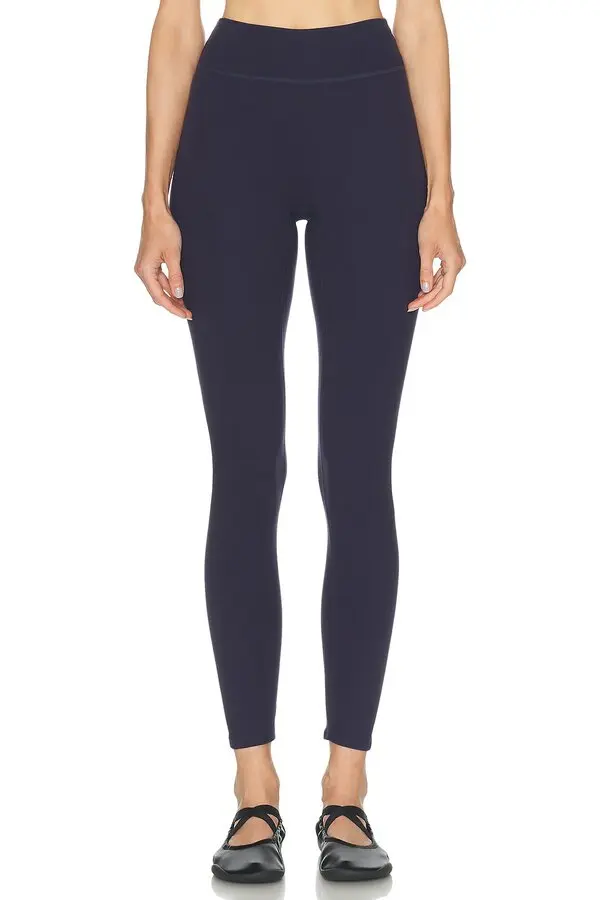 437 The Essentials Legging - Navy & Cream