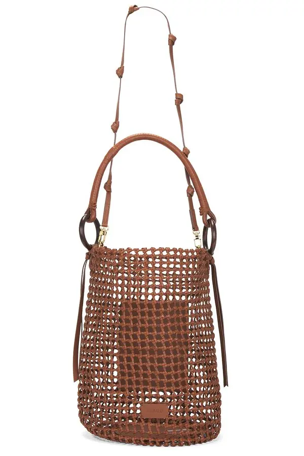 Staud Del Mar Bucket Bag - Tan