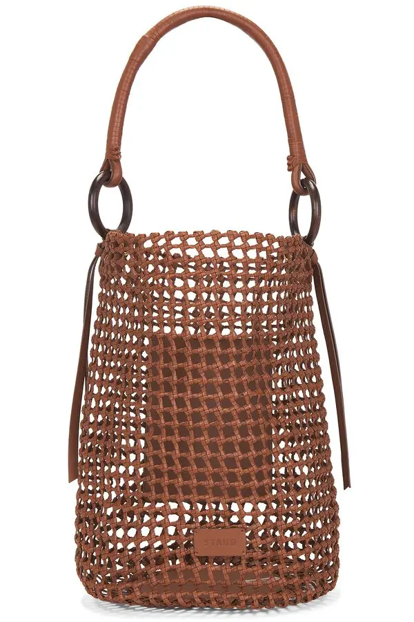 Staud Del Mar Bucket Bag - Tan
