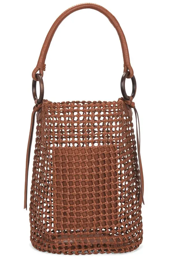 Staud Del Mar Bucket Bag - Tan