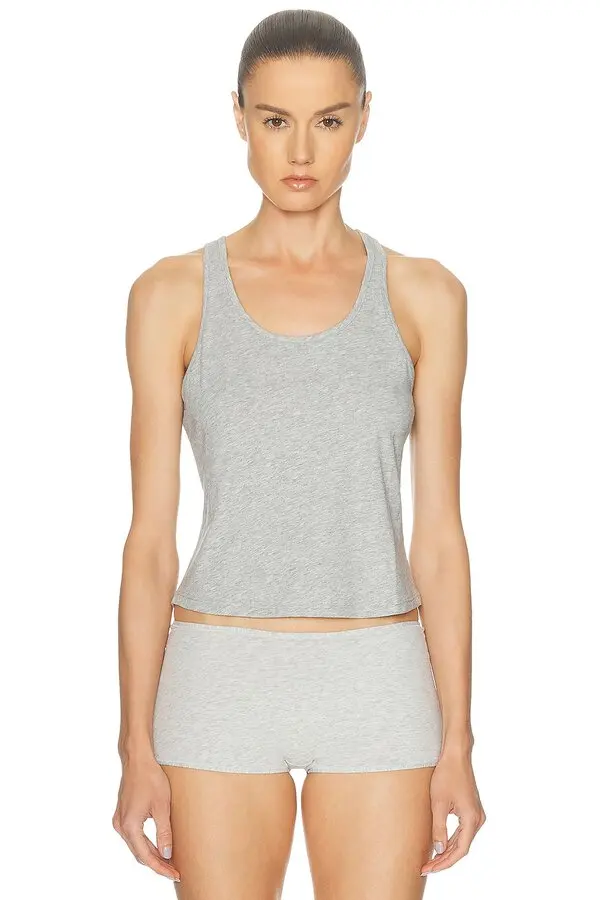 Lunya Organic Pima Curved Hem Tank Top