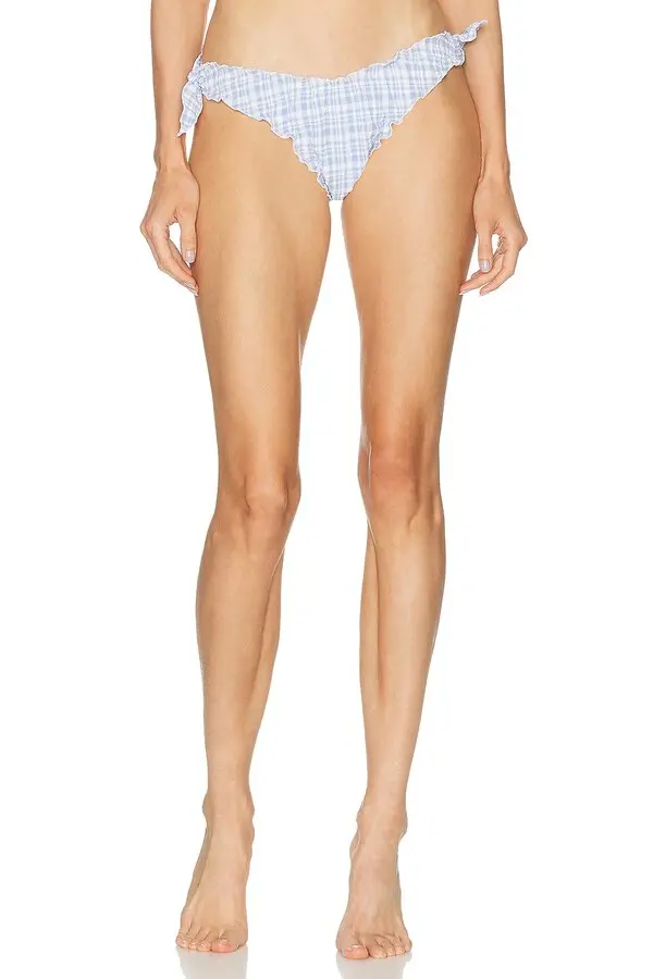 JUILLET Pippa Bikini Bottom - Birdie Plaid