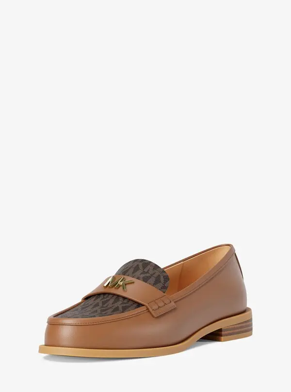Michael Kors Lex Leather Loafer - Brown