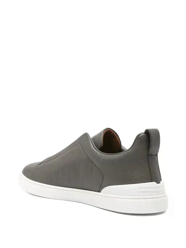 Zegna Triple Stitch Round-toe Sneakers