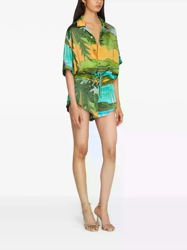 DONDE ESTEBAN Magdalena Short-sleeve Shirt - Blue