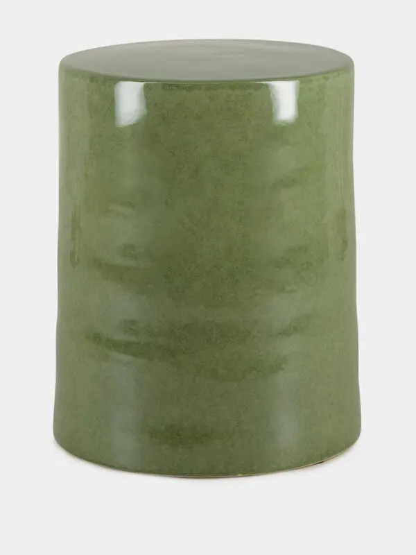 SERAX Earthenware Pawn Side Table - Green