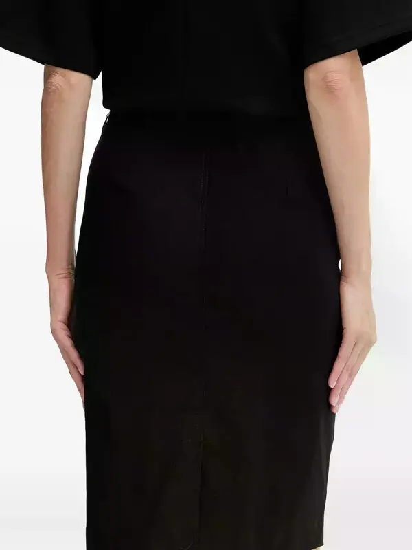Guess Logo-detail Midi Skirt