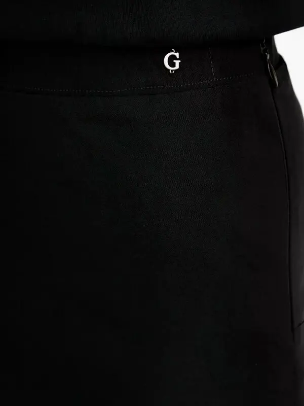 Guess Logo-detail Midi Skirt