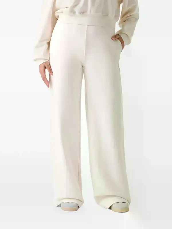 Guess Wide-leg Track Pants - Neutrals