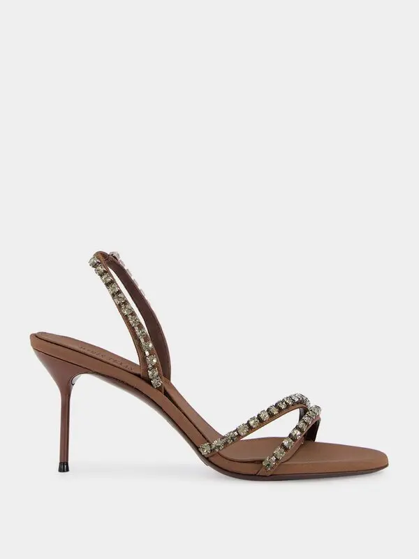 Paris Texas Lidia 70 Studded Sandals - Brown